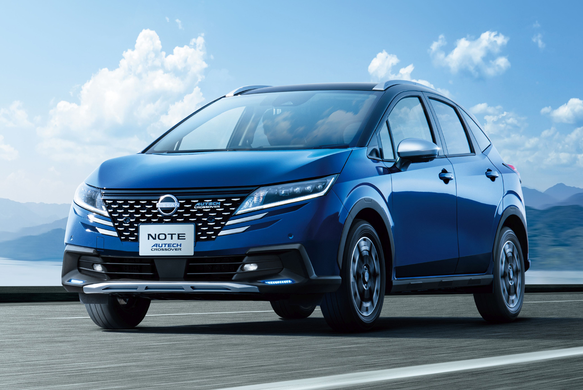 日産ノートAUTECHクロスオーバーがエクステリアデザインを一新 - カー・アンド・ドライバーonline [CAR and DRIVER]